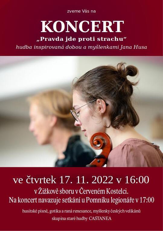 Koncert skupiny staré hudby Castanea - Volnočasový web Červený Kostelec